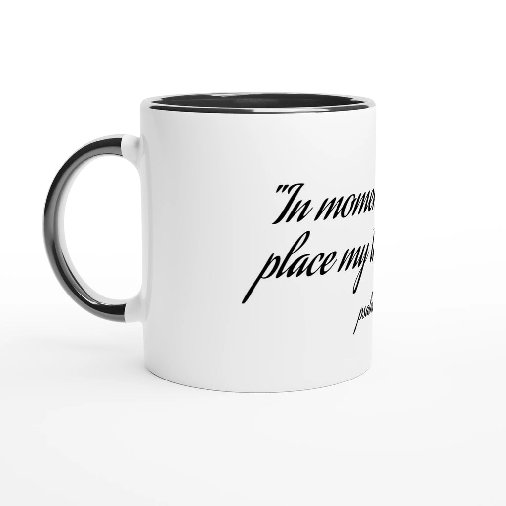 Ceramic Mug with Inspirational Psalms 56:3 Design – 11oz Coffee Cup ...